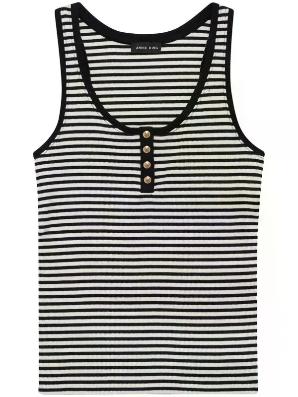 ANINE BING Alessia Tank Top - Black