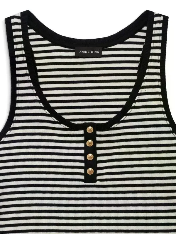 ANINE BING Alessia Tank Top - Black