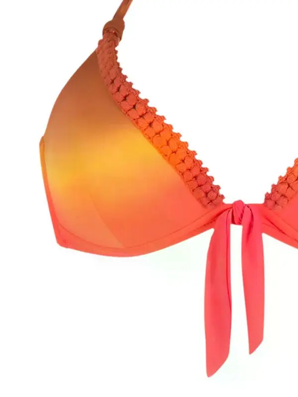 AMIR SLAMA Tie-dye Bow Bikini Set