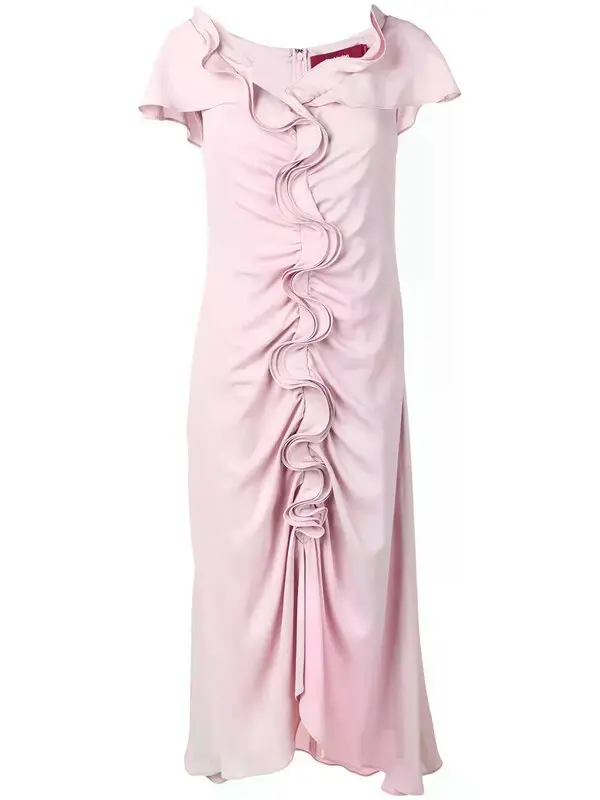 Sies Marjan Ruffle Flared Dress