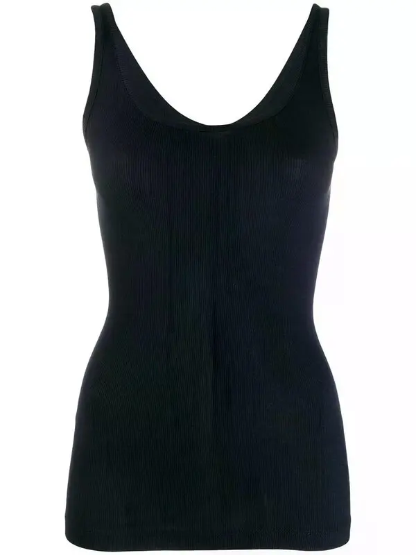 Vince Ribbed Pima Cotton-blend Vest