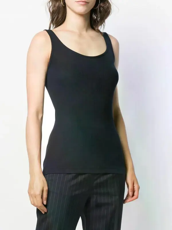 Vince Ribbed Pima Cotton-blend Vest