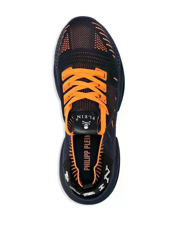 Philipp Plein Iconic Lace-up Sneakers - Blue