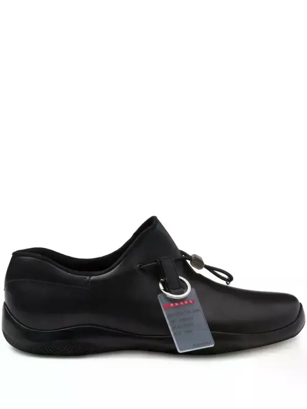 Prada Toblach Leather Sneakers