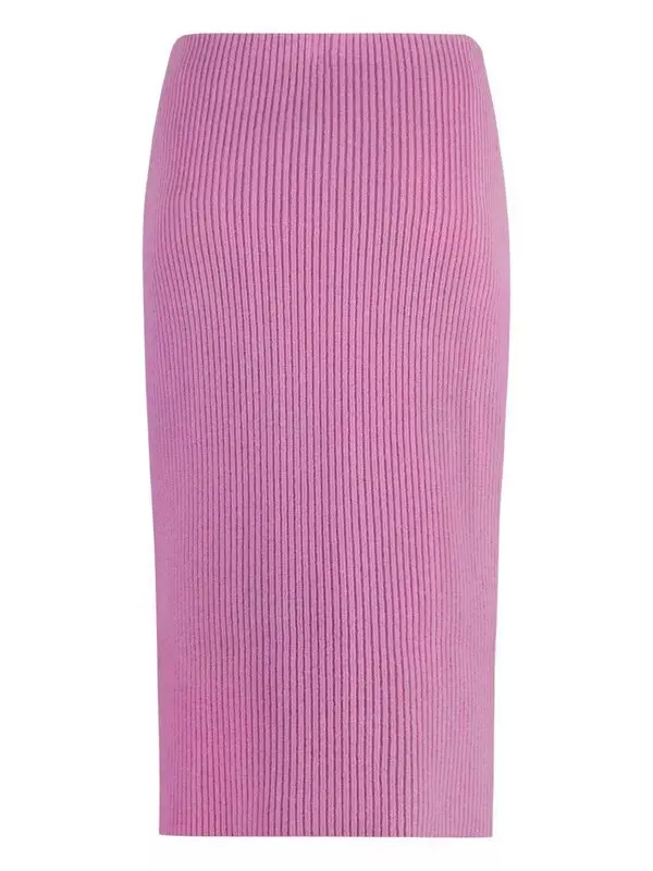 TOM FORD Ribbed-knit Midi Skirt