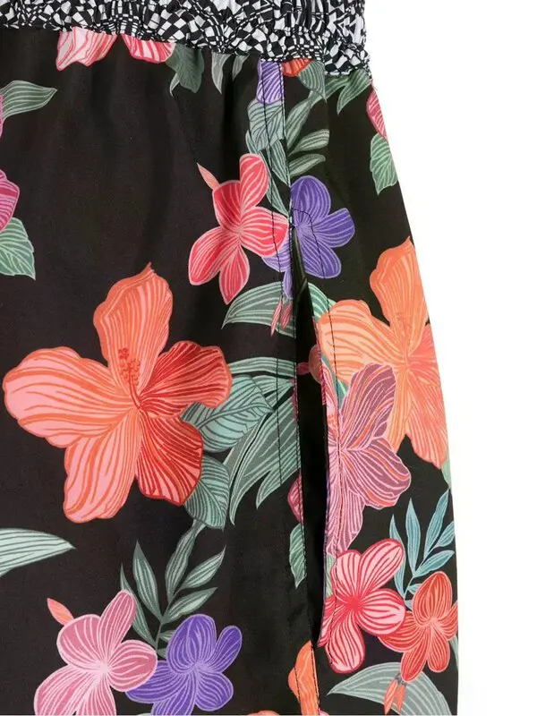 AMIR SLAMA Print Hibiscus Shorts