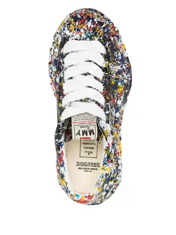 Mihara Yasuhiro Paint-splatter Sneakers