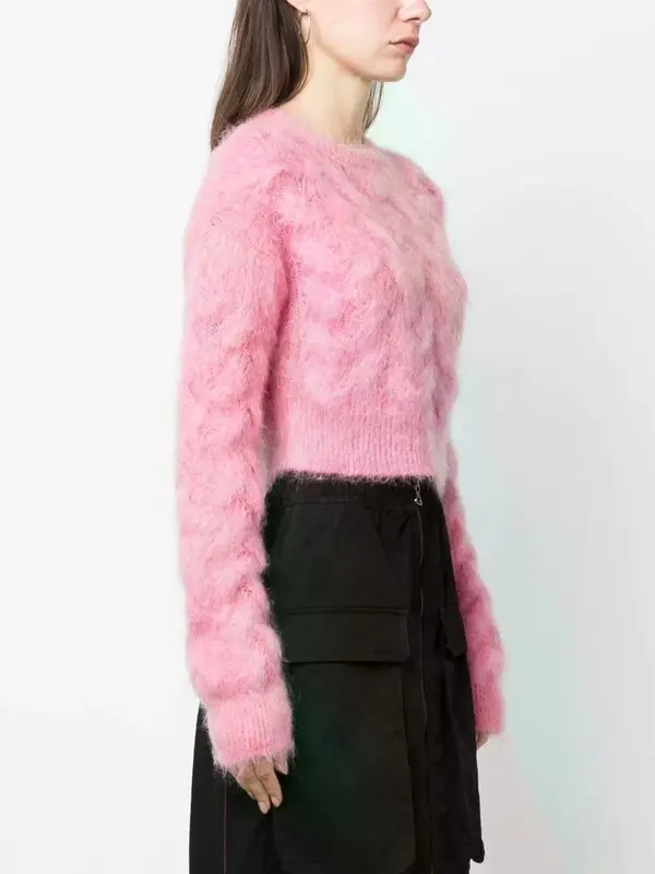 Dsquared2 Brushed Mohair-blend Jumper