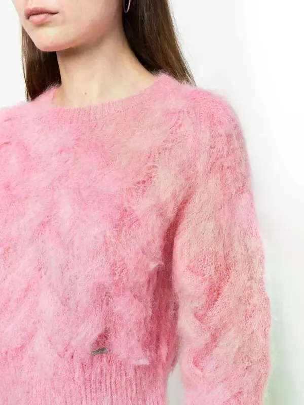 Dsquared2 Brushed Mohair-blend Jumper