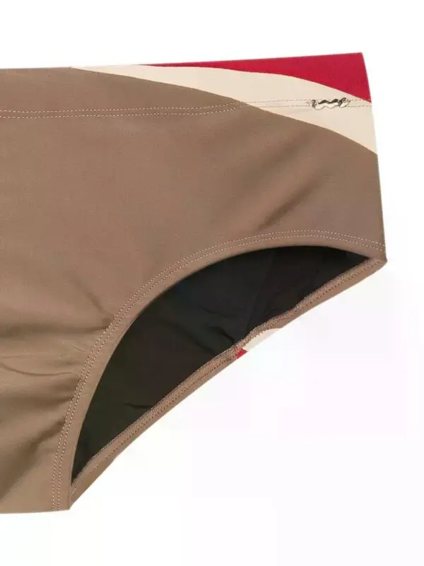AMIR SLAMA Side-stripe Swim Trunks