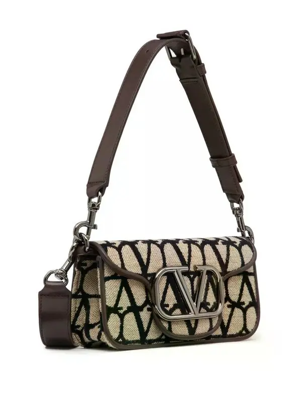 Valentino Garavani Mini Locò Toile Iconographe Shoulder Bag