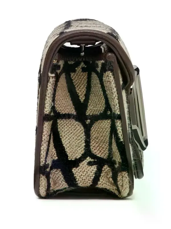 Valentino Garavani Mini Locò Toile Iconographe Shoulder Bag