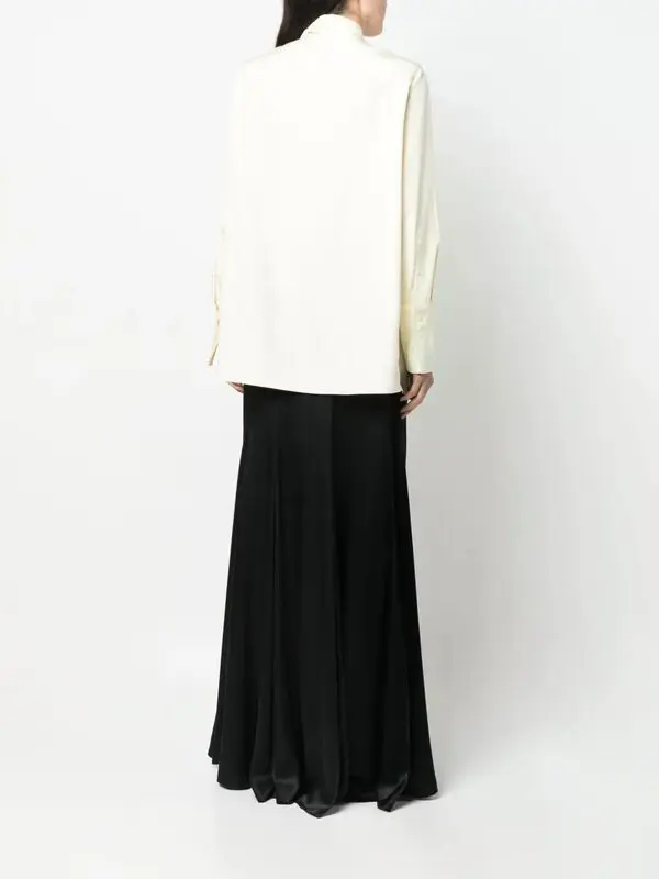 Givenchy Silk Pussy-bow Blouse - Neutrals