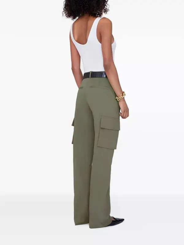 ANINE BING Dayton Cargo Trousers - Green