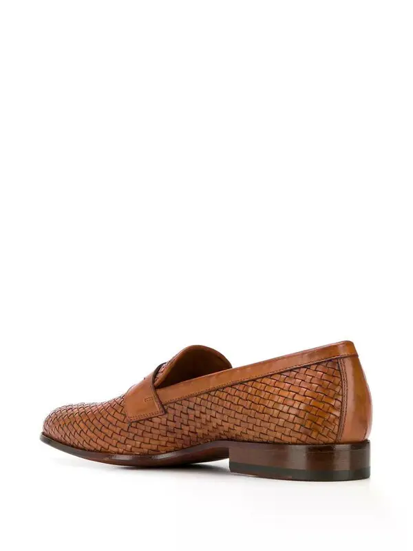 SCAROSSO Leather Formal Loafers