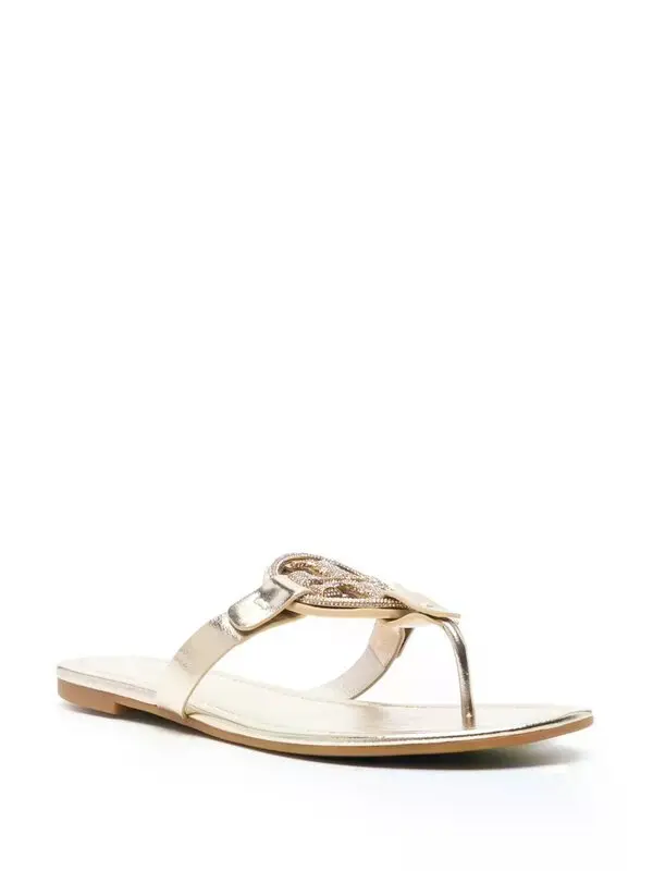 Tory Burch Miller Pavé Rhinestone-embellished Sandals