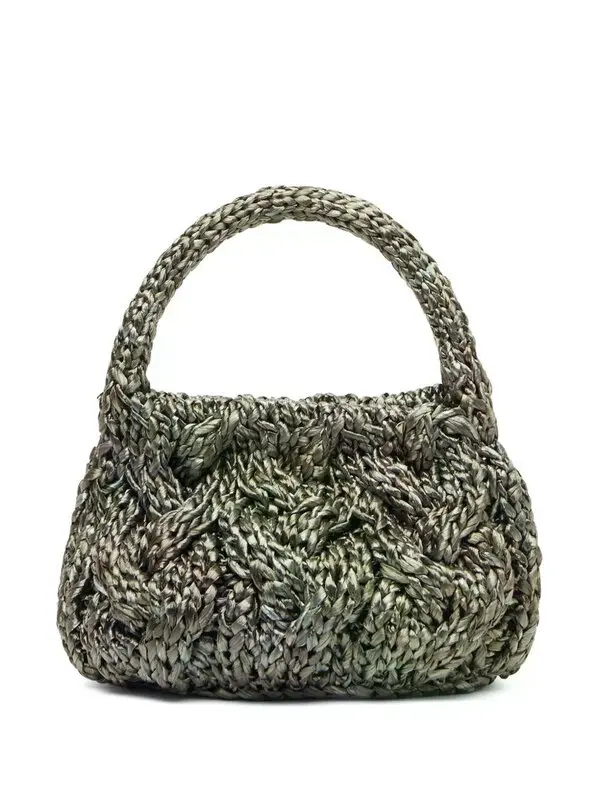 JW Anderson Small Cable Knit Bag - Grey