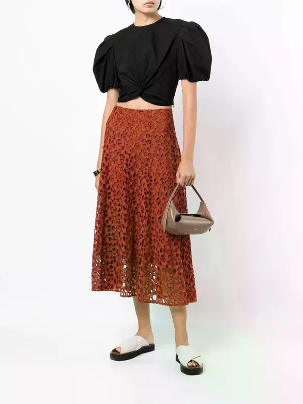 Vince Cropped Knot T-shirt