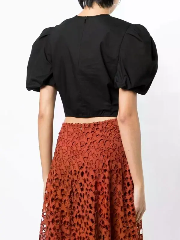 Vince Cropped Knot T-shirt