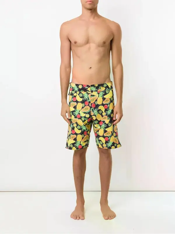 AMIR SLAMA Fruit Print Swim Shorts