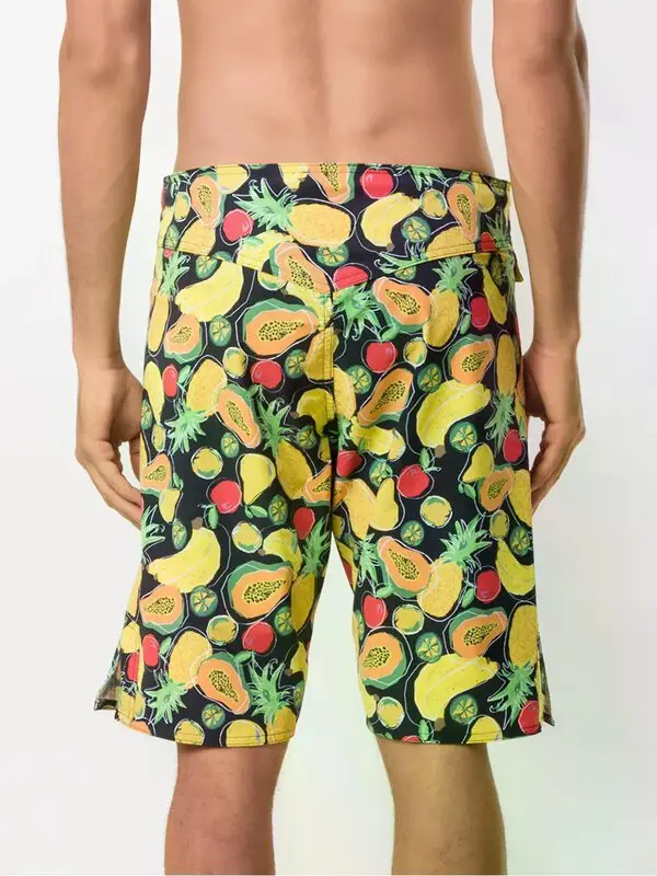 AMIR SLAMA Fruit Print Swim Shorts