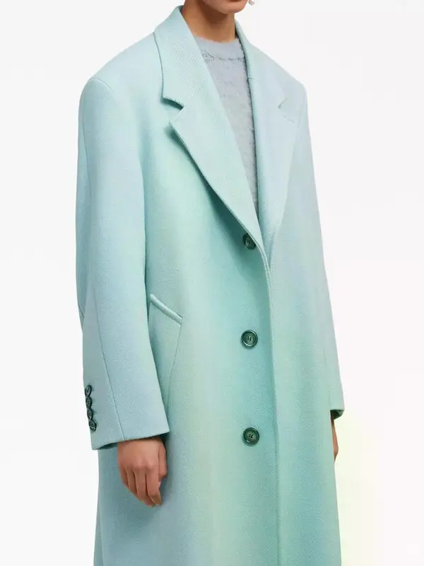 AMI Paris Single-breasted Wool-blend Coat