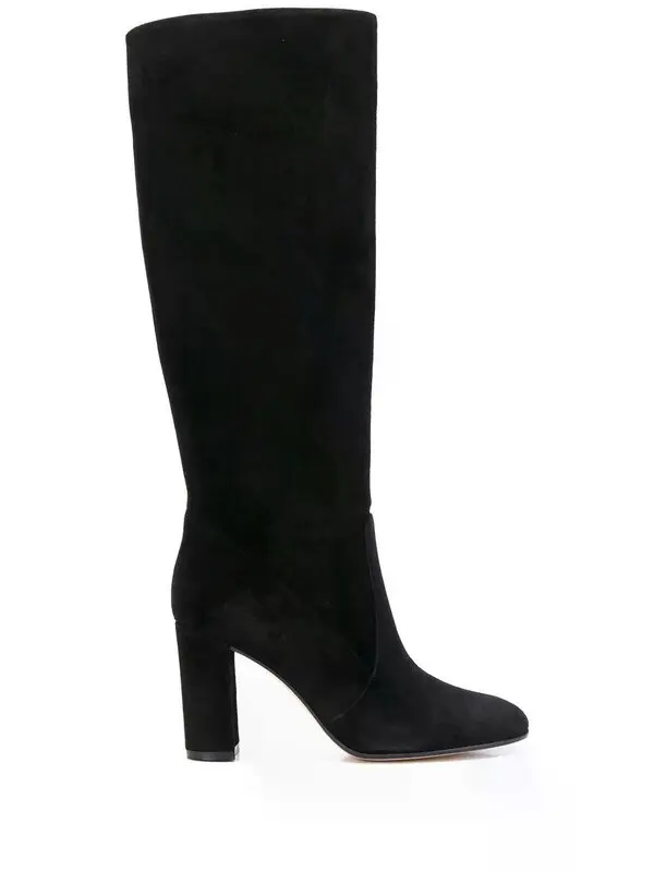 GIANVITO ROSSI Glen 85mm Suede Knee-high Boots