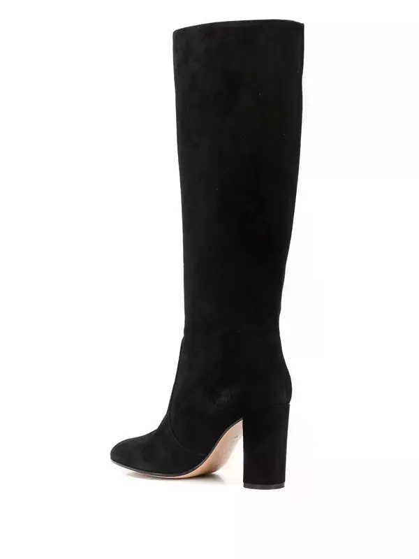 GIANVITO ROSSI Glen 85mm Suede Knee-high Boots