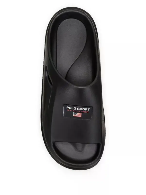 Polo Ralph Lauren Logo-patch Slides