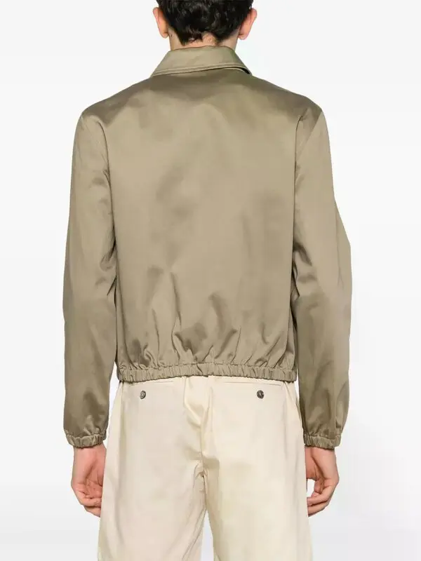 AMI Paris Heart-embroidered Shirt Jacket