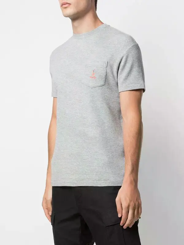 PALACE X Ralph Lauren Waffle Pocket Tee - Grey