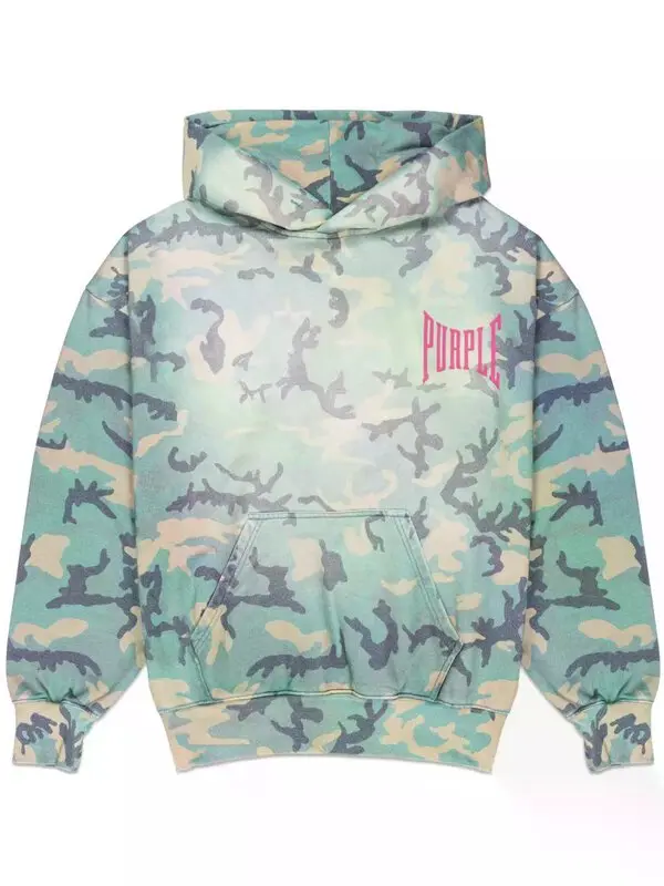 PURPLE BRAND Faded Camo Hoodie