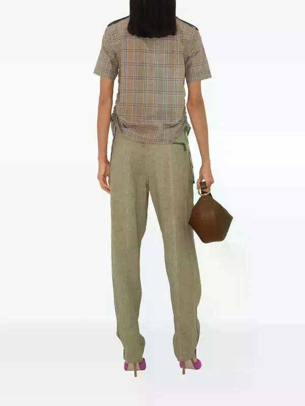 Burberry Checkered Cotton Shirt