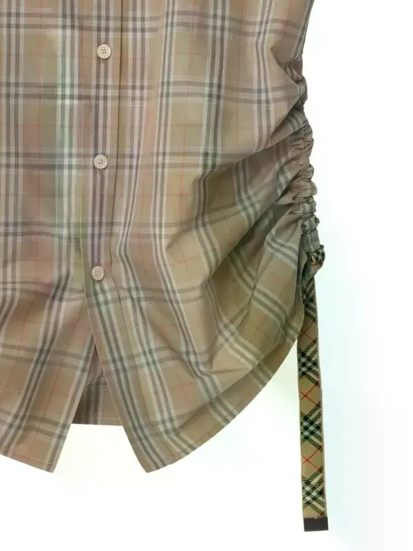 Burberry Checkered Cotton Shirt