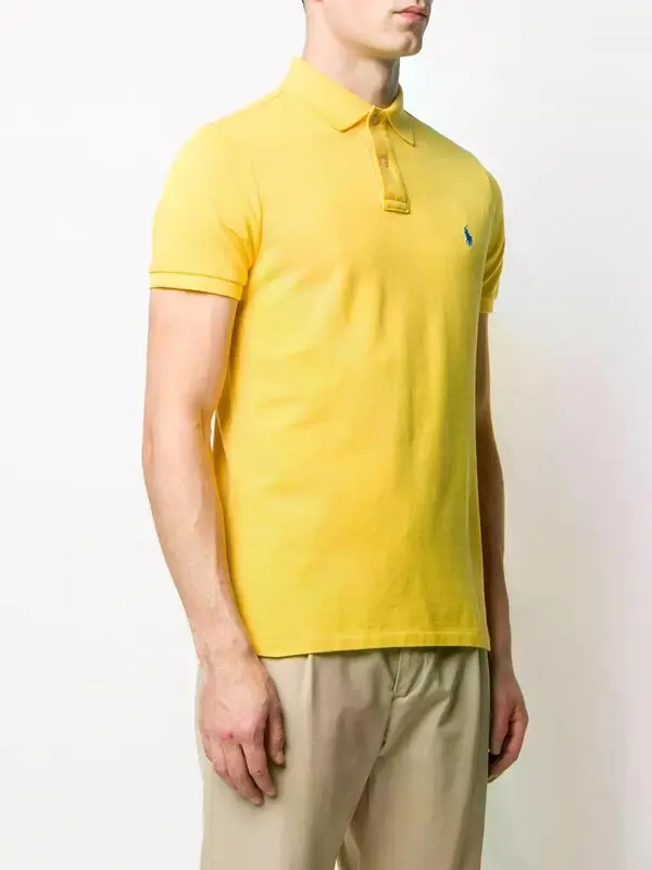 Polo Ralph Lauren Piqué Polo Shirt - Grey