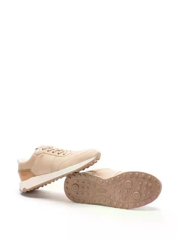 TOD'S Leather-trim Suede Sneakers - Neutrals
