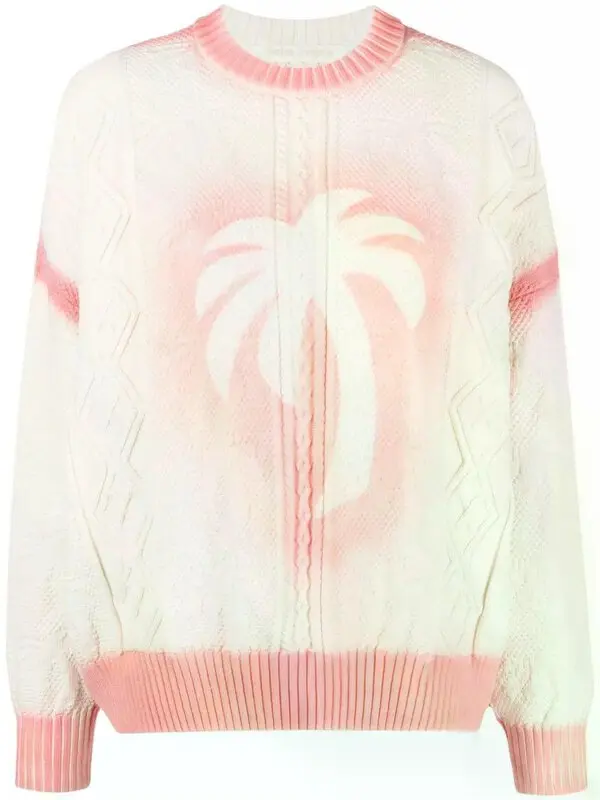 Palm Angels Sprayed Palm Jumper