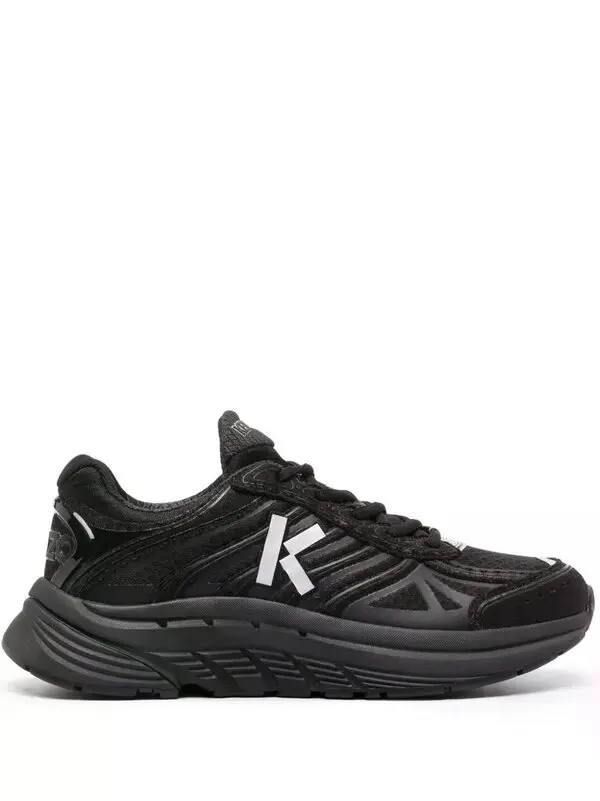 Kenzo Tech Runner Lace-up Sneakers - Black