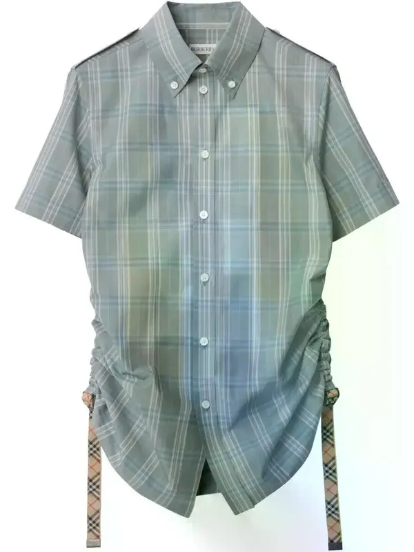 Burberry Checked Cotton Shirt