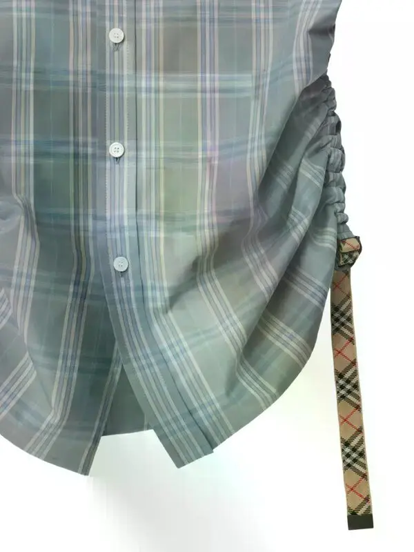 Burberry Checked Cotton Shirt