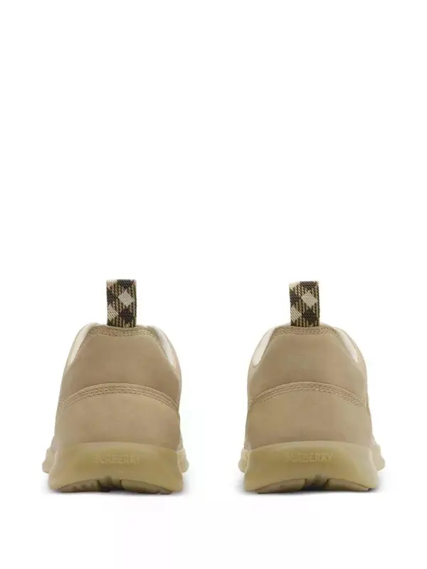 Burberry Leather Matrix Sneakers - Neutrals