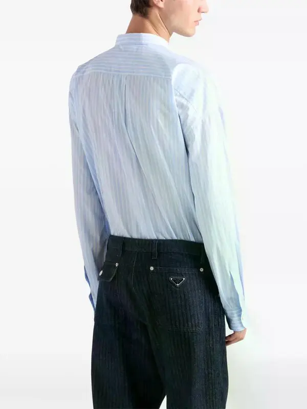 Prada Striped Cotton Shirt