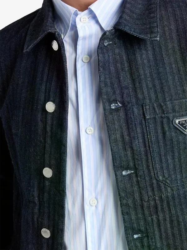 Prada Striped Cotton Shirt