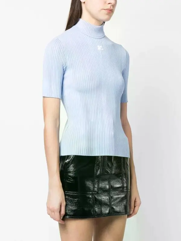 COURREGES Reedition Rib-knit Sweater