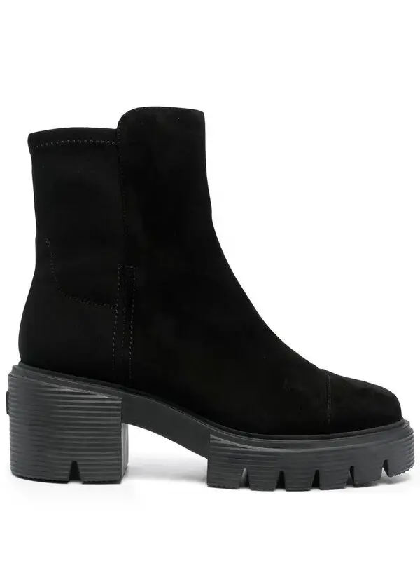 STUART WEITZMAN 60mm Chunky Suede Boots