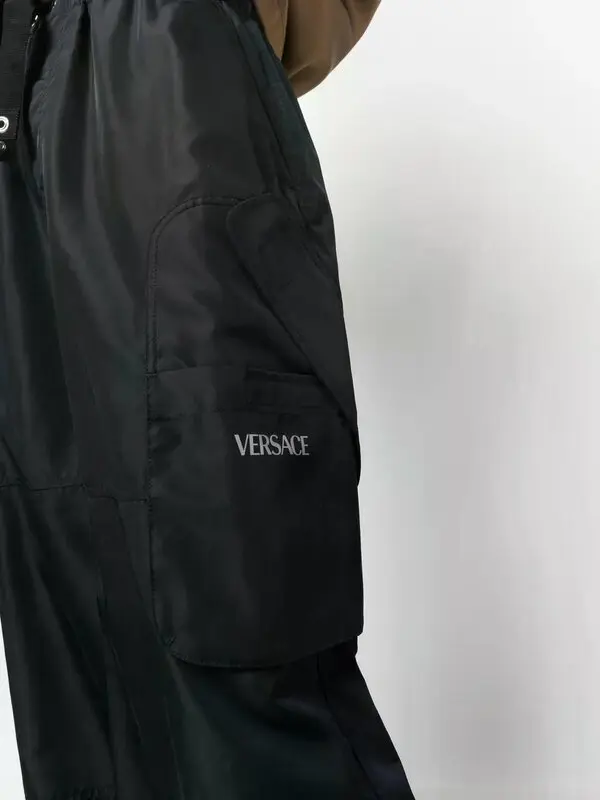 Versace Logo-print Cargo Trousers