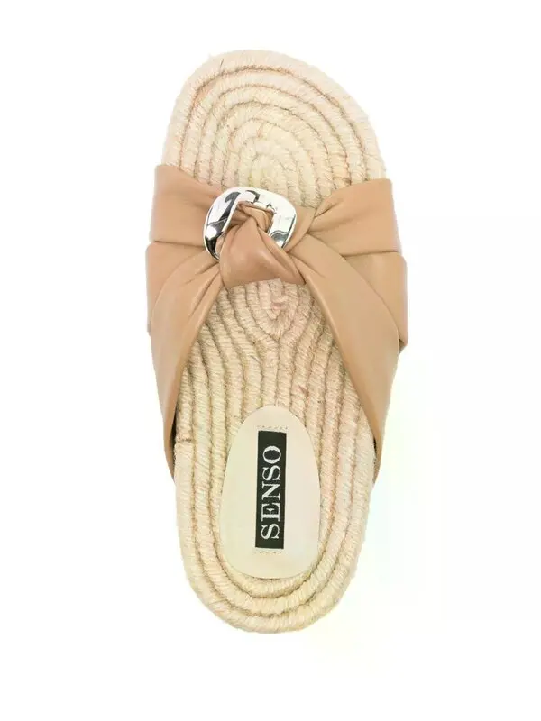 Senso Irina Buckle-detail Flat Espadrilles