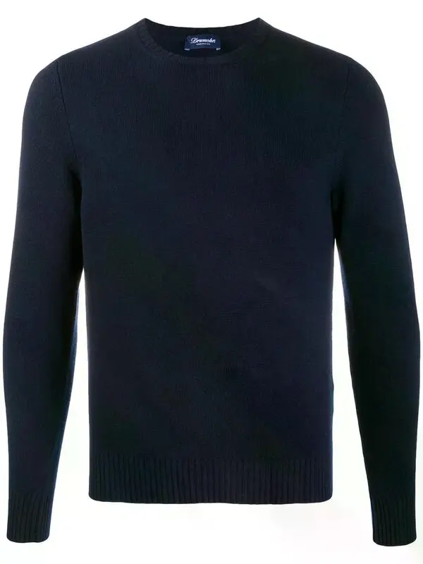 DRUMOHR Cashmere Crew-neck Sweater - Blue