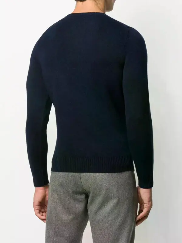 DRUMOHR Cashmere Crew-neck Sweater - Blue
