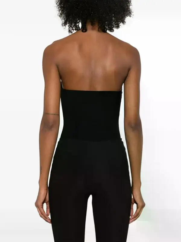 Norma Kamali Mio Bodysuit - Black